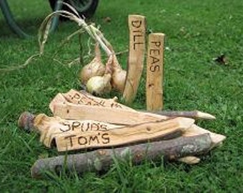 Herb garden labels | Etsy