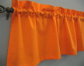 Orange valances | Etsy
