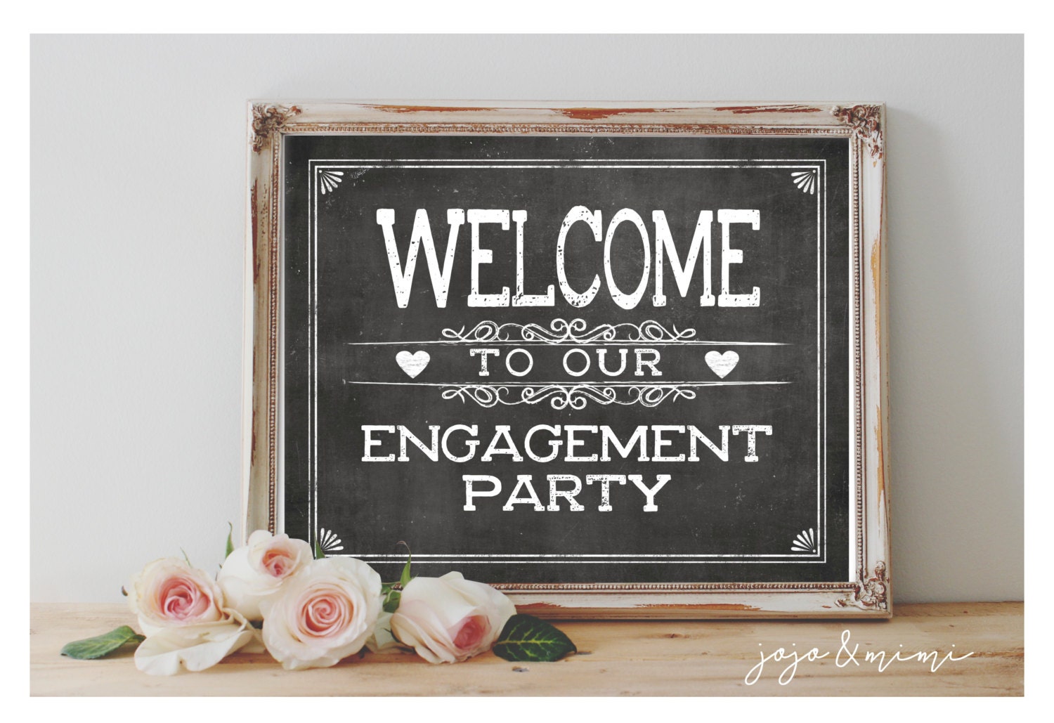 Instant 'WELCOME to our Engagement Party' Printable