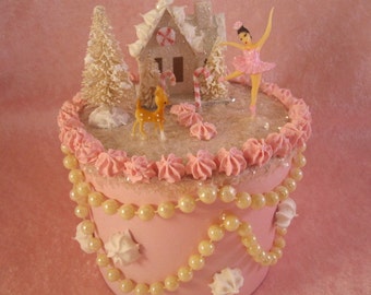 Fake christmas cake | Etsy