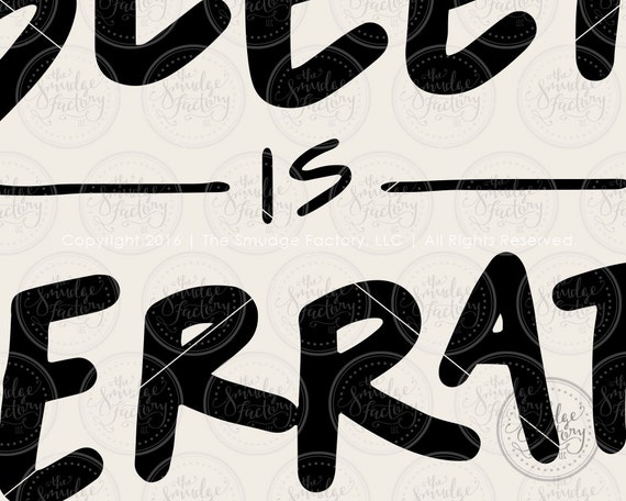 Sleep Is Overrated Printable File Moms Be by TheSmudgeFactoryLLC