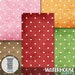 Digital Scrapbook Paper Pack Polka Dots INSTANT DIGITAL