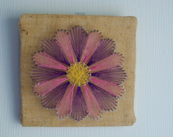 String art flowers | Etsy