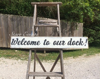 Boat dock signs | Etsy