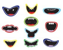 Unique monster photo booth related items | Etsy