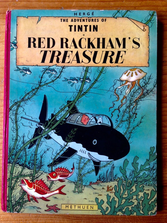 Tintin Red Rackham's Treasure Herge 1959 1st English