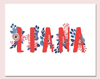 Baby name liana | Etsy