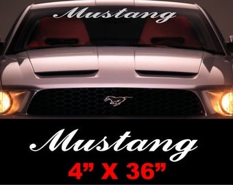 Mustang sticker | Etsy