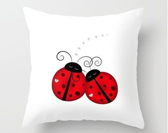 Ladybug pillows | Etsy