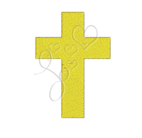 Cross simple cross embroidery design for machine embroidery