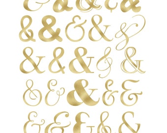 Ampersand clipart | Etsy