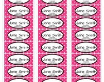 Popular items for polka dot labels on Etsy