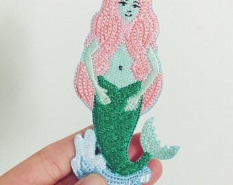 Mermaid patch | Etsy