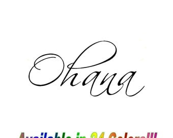 Unique ohana decal related items | Etsy