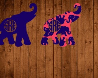 Elephant car decal | Etsy
