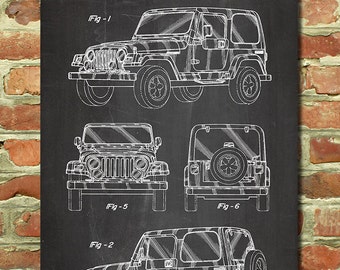 Jeep art | Etsy