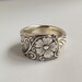 Spoon Ring Daisy 1892 Silverware Jewelry Vintage