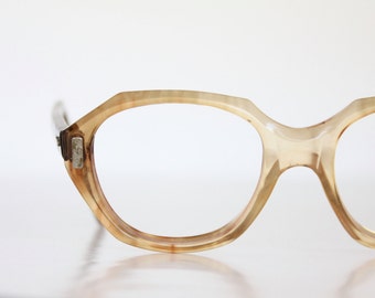 Angular eyeglasses | Etsy