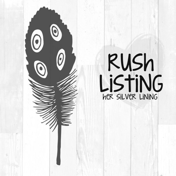 RUSH ORDER Request for Her Silver Lining Need Your Order