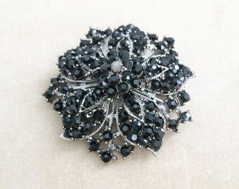 Unique black brooch related items | Etsy