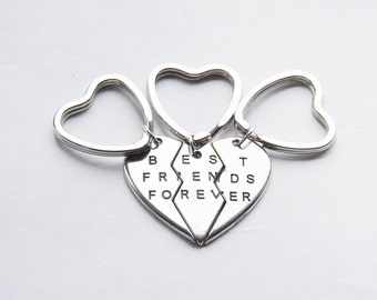 Three bff rings | Etsy