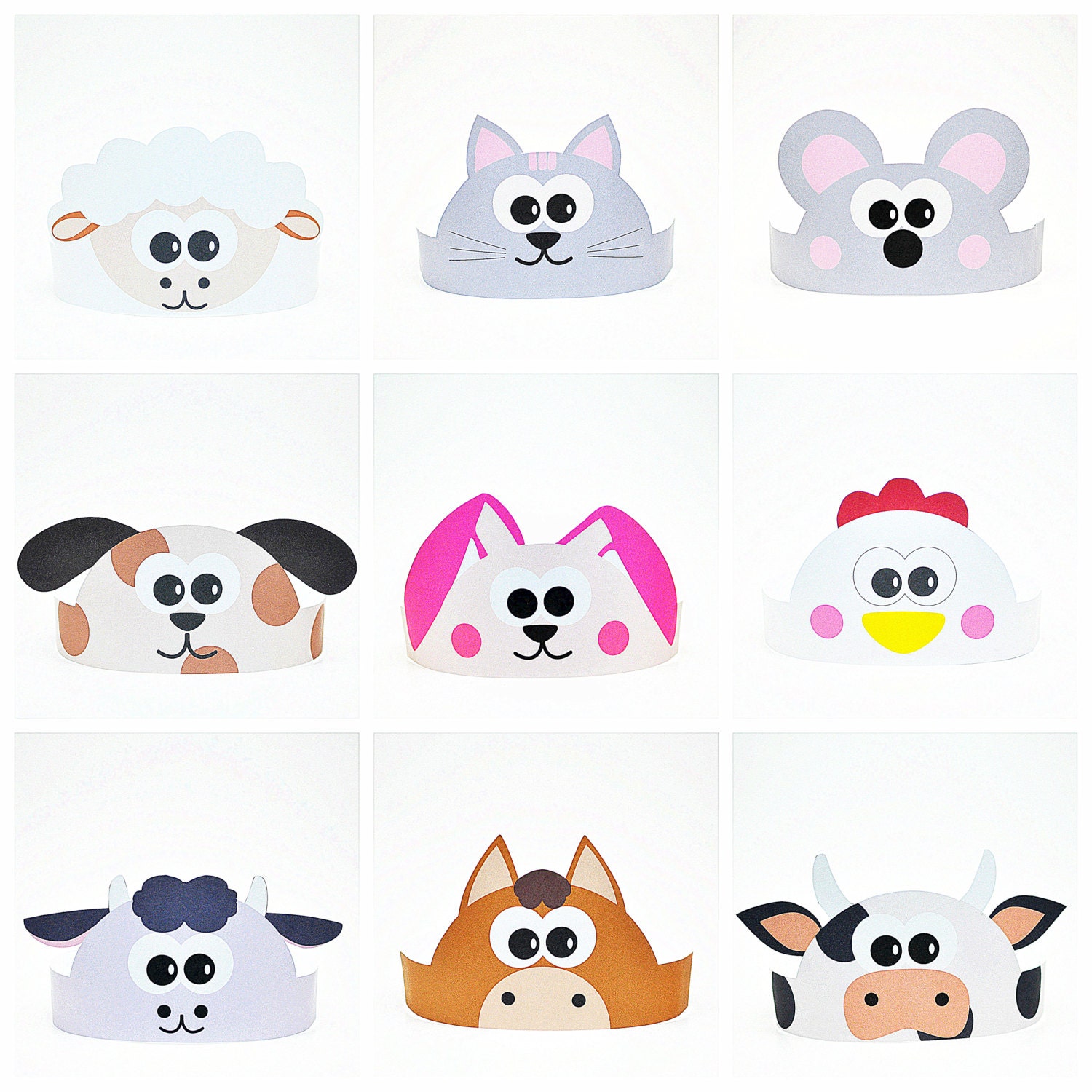 11-farm-animals-paper-crowns-set-diy-paper-hats-template-kit