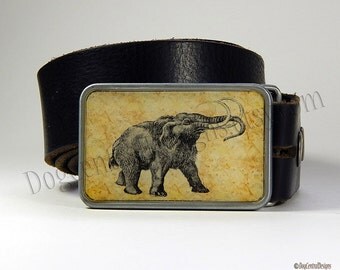 Elephant belt buckle | Etsy