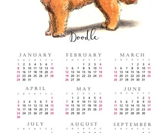 Goldendoodle art | Etsy