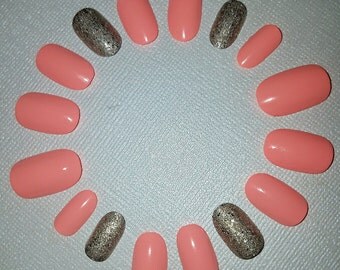 Fake nails short | Etsy