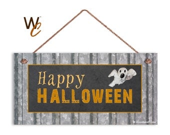 Happy halloween sign | Etsy