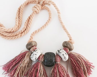 Rope necklace | Etsy