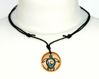 Mens turtle necklace | Etsy