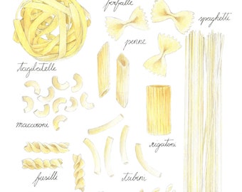 Italian pasta | Etsy