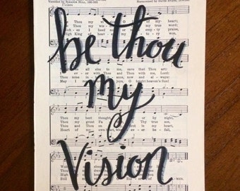 Be thou my vision | Etsy