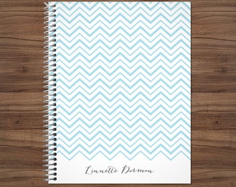 notebook journal custom / personalized lined notebook / blank