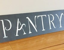 Popular items for pantry sign on Etsy