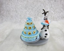 Unique olaf cake topper related items | Etsy