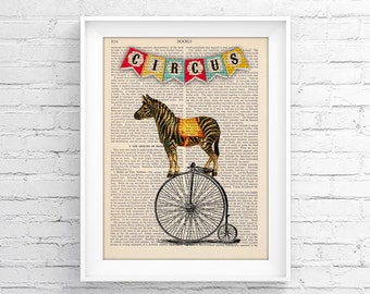Circus zebra | Etsy