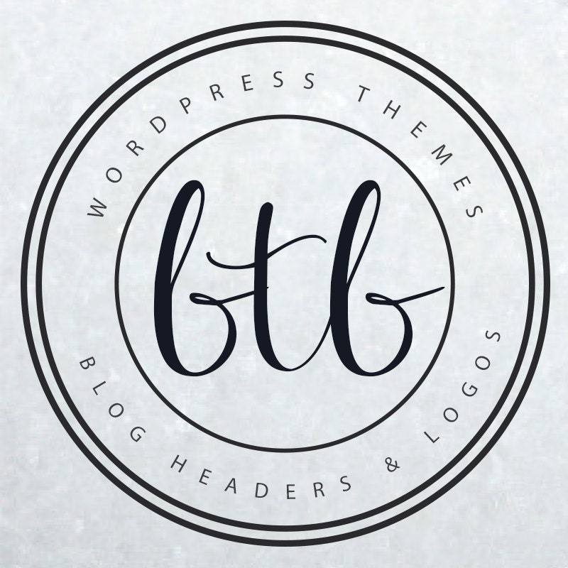 WordPress Themes / Premade Logos / Blog Headers by BitestoBrand