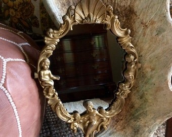 Cherub mirror | Etsy