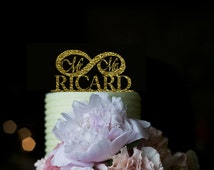 Unique infinity cake topper related items | Etsy