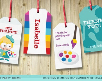 Editable gift tags gift tag template text by HandsInTheAttic