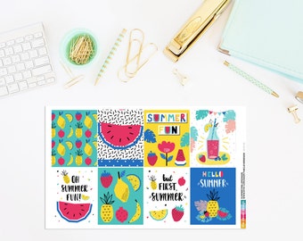 Summer stickers | Etsy