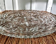 Unique cut glass tray related items | Etsy