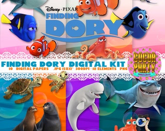 Unique finding dory related items | Etsy