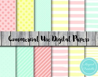 Easter digital paper | Etsy