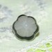 Victorian Clam Broth Glass Button Charmstring Button Clam