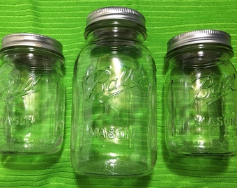 Numbered ball jars | Etsy
