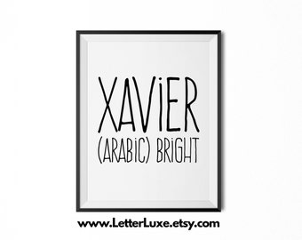Xavier | Etsy