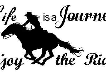 Horse trailer decal | Etsy